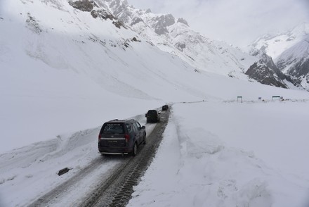 Srinagar-Leh Highway Reopens In Record 73 Days Time, Jammu and Kashmir, India - 19 Mar 2022 ...