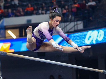 Floridas Alyssa Baumann Performs Her Balance Editorial Stock Photo ...