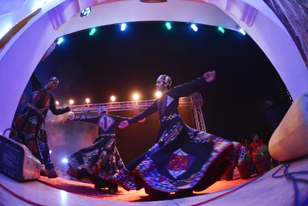 Pakistani Artist Performing On Stage During Editorial Stock Photo ...
