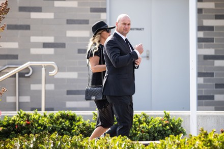 Close Friend Aaron Hamill Arrives Private Editorial Stock Photo - Stock ...