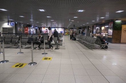 Passengers Seen Around Gate Area John Editorial Stock Photo - Stock ...