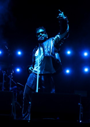 Miguel Performs Smokin Grooves Festival Los Editorial Stock Photo ...