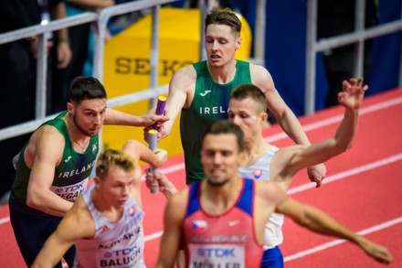 Mens 4x400m Relay Irelands Cillin Greene Editorial Stock Photo - Stock ...