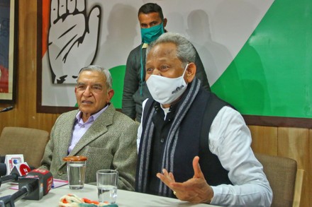 Rajasthan Chief Minister Ashok Gehlot R Editorial Stock Photo - Stock Image | Shutterstock