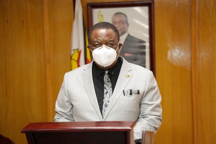 Zimbabwes Vice President Health Minister Constantino Editorial Stock ...