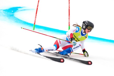 Swedish Alpine Skier Lisa Nyberg Competing Editorial Stock Photo ...