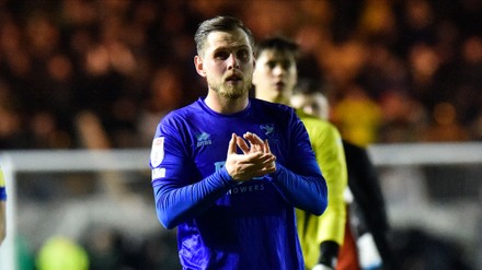 Charlie Colkett 40 Cheltenham Town Applauds Editorial Stock Photo ...