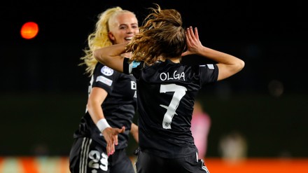 Olga Celebrate Goal During Uefa Womens Editorial Stock Photo - Stock ...