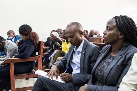 Lawyer Bernard Kipkoech Ngetich Walks Court Editorial Stock Photo ...