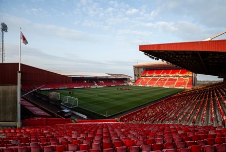General View Pittodrie Stadium Editorial Stock Photo - Stock Image ...