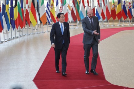 European Council Summit In Brussels, Belgium - 24 Mar 2022 Stock ...