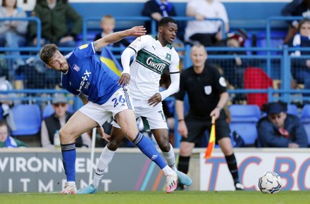 Jordon Garrick Plymouth Argyle Battles Ball Editorial Stock Photo ...