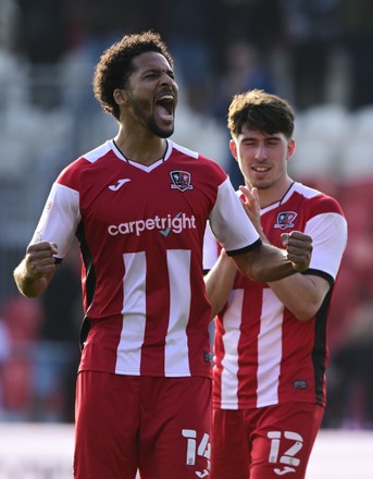 Timothee Dieng Exeter City Applauds Fans Editorial Stock Photo - Stock ...