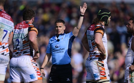 Referee Luke Pearce During Gallagher Premiership Editorial Stock Photo ...