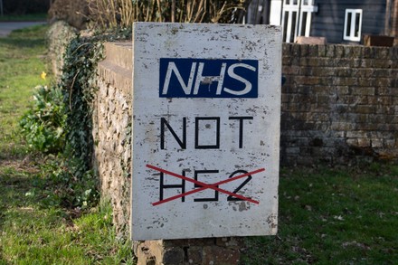 Scrap HS2 High Speed 2, Great Missenden, Buckinghamshire, UK - 24 Mar ...