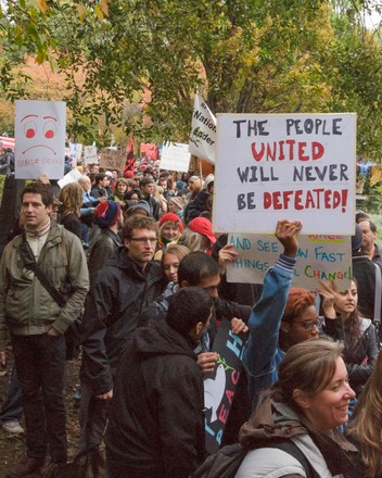 Sign Reading People United Will Never Editorial Stock Photo - Stock ...