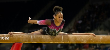 Sacha Bailey On Beam Ms Arena Editorial Stock Photo - Stock Image ...