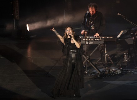Singer Leire Martinez Spanish Group La Editorial Stock Photo - Stock ...