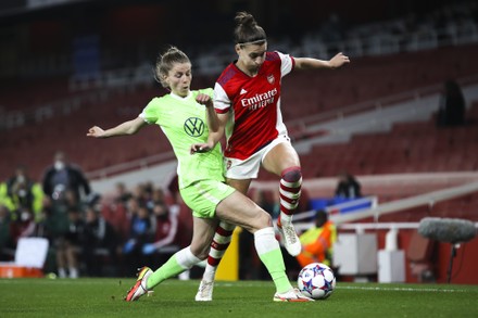 Arsenal WFC v VfL Wolfsburg: Quarter Final First Leg - UEFA Women's ...
