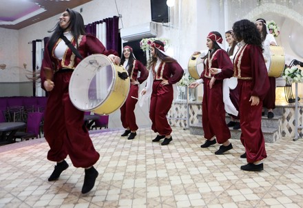 Palestinian Girls Jafra Band Train Traditional Editorial Stock Photo ...
