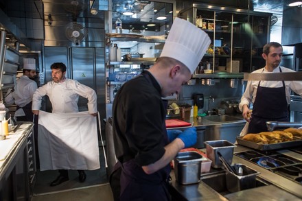 Executive Chef Yannick Franques L Kitchen Editorial Stock Photo - Stock ...