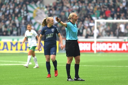Referee Tess Olofsson During Game Swedish Editorial Stock Photo - Stock ...