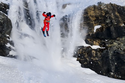 Sybille Blanjean Switzerland Competes Verbier Xtreme Editorial Stock ...