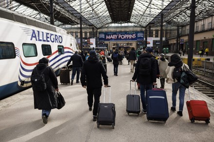 Allegro train between Helsinki and St. Petersburg, Finland - 27 Mar ...