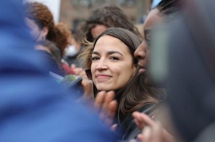 Senator Democrat Alexandria Ocasiocortez Aoc Rallies Editorial Stock ...