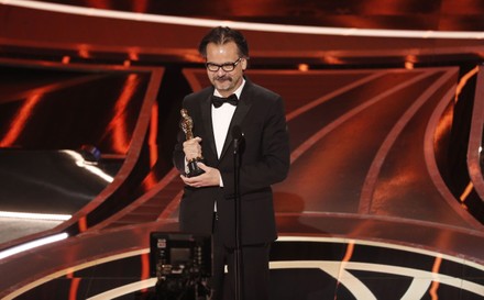 British Editor Joe Walker His Oscar Editorial Stock Photo - Stock Image ...