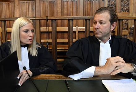 Lawyer Emeline Thone Lawyer Philippe Zevenne Editorial Stock Photo ...