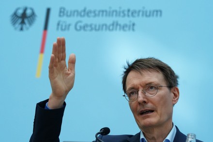 German Health Minister's press conference, Berlin, Germany - 28 Mar ...