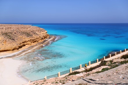 Egypt Marsa Matrouh Beaches Scenery - 27 Mar 2022 Stock Pictures ...