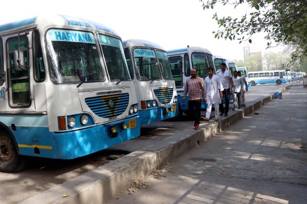 View Rohtak Bus Stand Left Empty Editorial Stock Photo - Stock Image ...