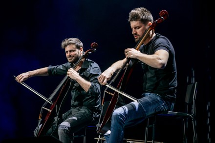 2CELLOS - Stjepan Hauser, Luka Sulic in concert - 28 Mar 2022 Stock ...