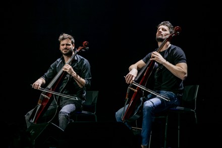 2CELLOS - Stjepan Hauser, Luka Sulic in concert - 28 Mar 2022 Stock ...