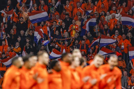 Dutch Fans Cheer Prior International Friendly Editorial Stock Photo ...