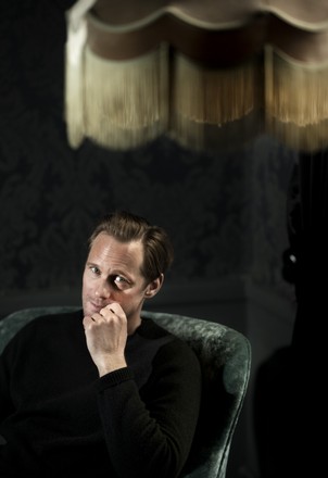 Gustav Lindh Alexander Skarsgard Photographed Stockholm Editorial Stock ...