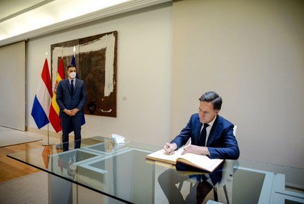 Prime Minister Mark Rutte During Working Editorial Stock Photo - Stock ...