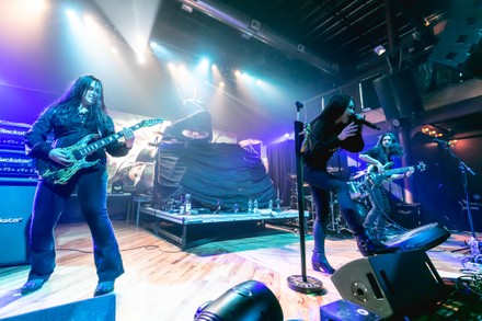 Seven Spires Performing Support Dragonforce Crofoot Editorial Stock ...