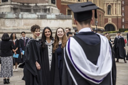 Imperial College London Graduates Enjoy Atmosphere Editorial Stock ...