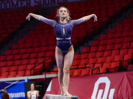 Californias Mya Lauzon Competes On Balance Editorial Stock Photo ...