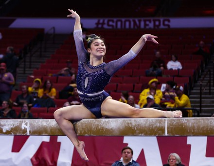 Californias Mya Lauzon Competes On Balance Editorial Stock Photo ...