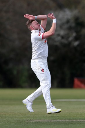 Sam Cook Bowling Action Essex During Editorial Stock Photo - Stock ...