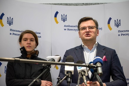 Mariana Bezugla During Press Conference Ukrainian Editorial Stock Photo ...