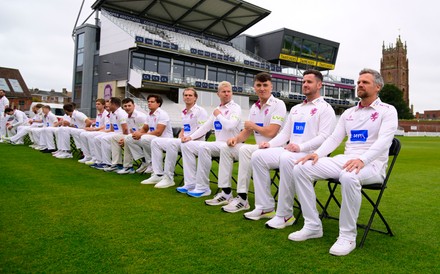 Somerset Ccc Players Seated Their Head Editorial Stock Photo - Stock ...
