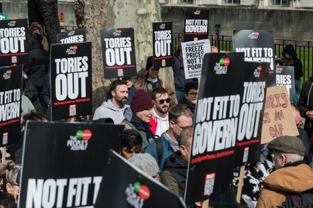 Protest Against Cost Of Living Crisis In London, United Kingdom - 02 ...