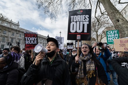 Protest Against Cost Of Living Crisis In London, United Kingdom - 02 ...