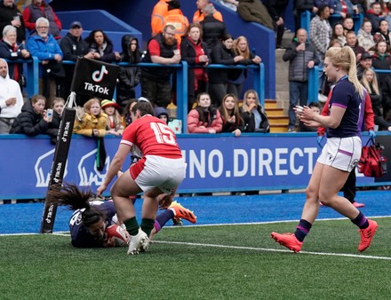 Rhona Lloyd Scotland L Scores Corner Editorial Stock Photo - Stock ...
