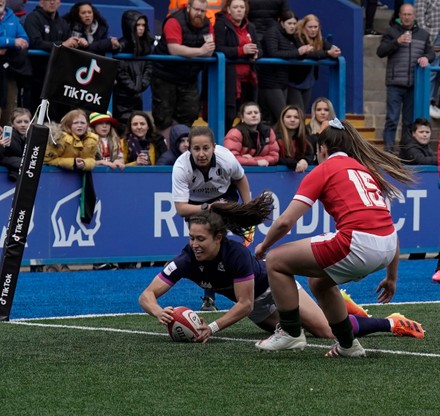 Rhona Lloyd Scotland L Scores Corner Editorial Stock Photo - Stock ...